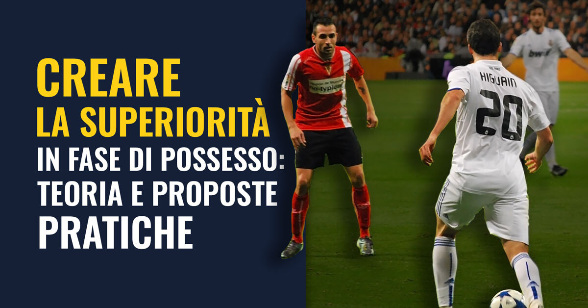 Creare la superiorità in fase di possesso: teoria e proposte pratiche ...