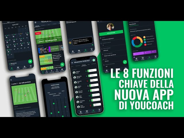 Le 8 funzioni principali di YouCoachApp Mobile: l'app smartphone per gli allenatori di calcio ...